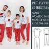 PDF Pajamas Patterns Women's Pajama Pattern Sewing Pattern Loungewear ...