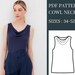 Cowl Neck Top Pattern Blouse Pattern Sewing Patterns PDF Sewing Pattern ...