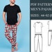 PDF Pajama Patterns Men's Pajama Set Sewing Pattern Loungewear Patterns ...