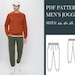 Men's Joggers Sewing Pattern, Sewing Patterns, Pattern Sewing, PDF Men ...