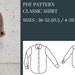 Shirt Pattern, Classic Shirts Patterns, Sewing Patterns, Pattern Sewing ...