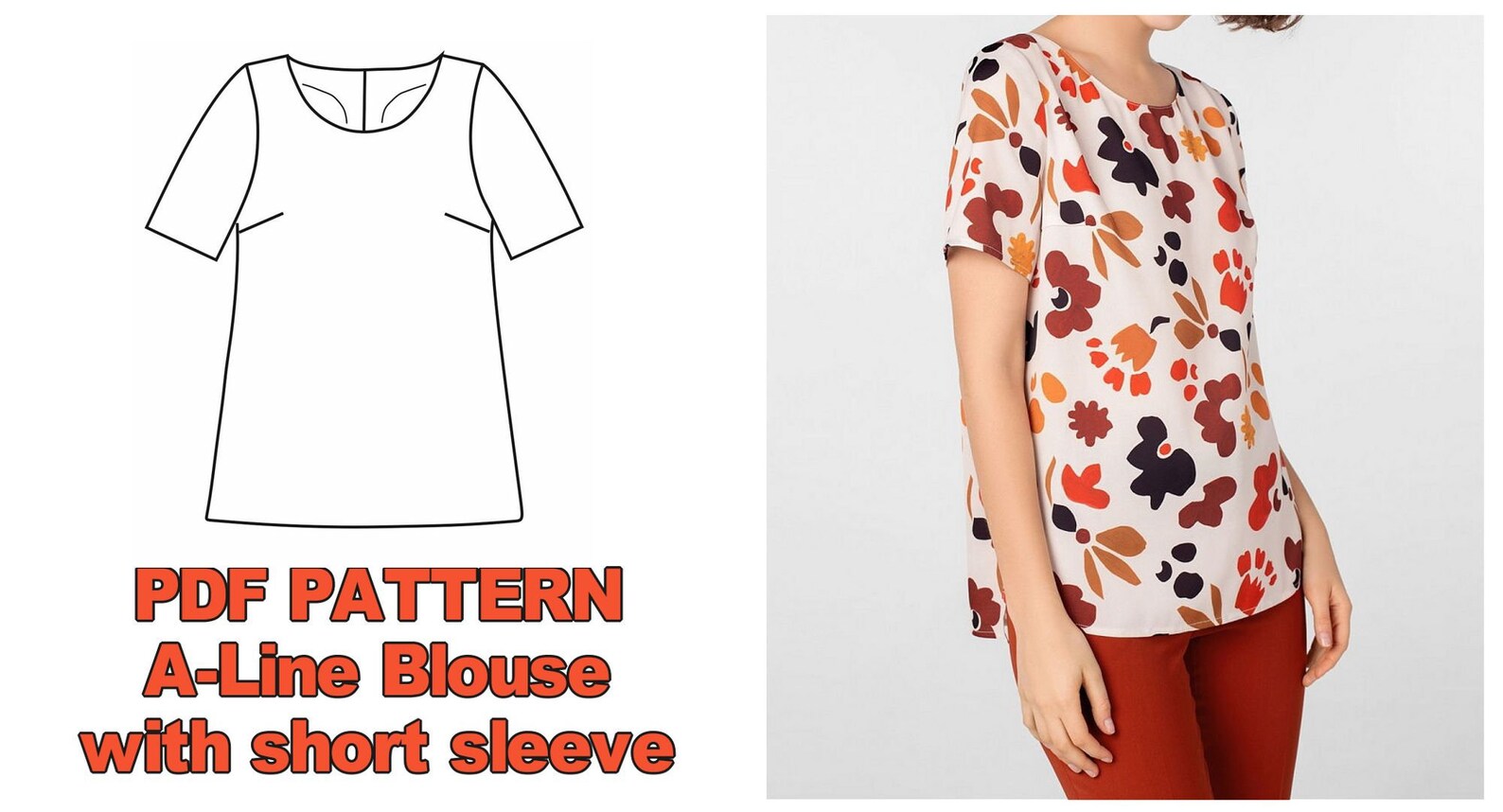 Blouse Sewing Pattern Sewing Pattern Pattern Sewing Girl - Etsy