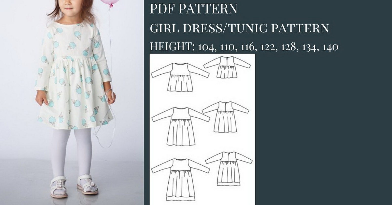 Toddler Dress Pattern Dress Pattern Sewing Pattern Dress - Etsy
