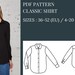 Shirt Pattern, Classic Shirts Patterns, Sewing Patterns, Pattern Sewing ...