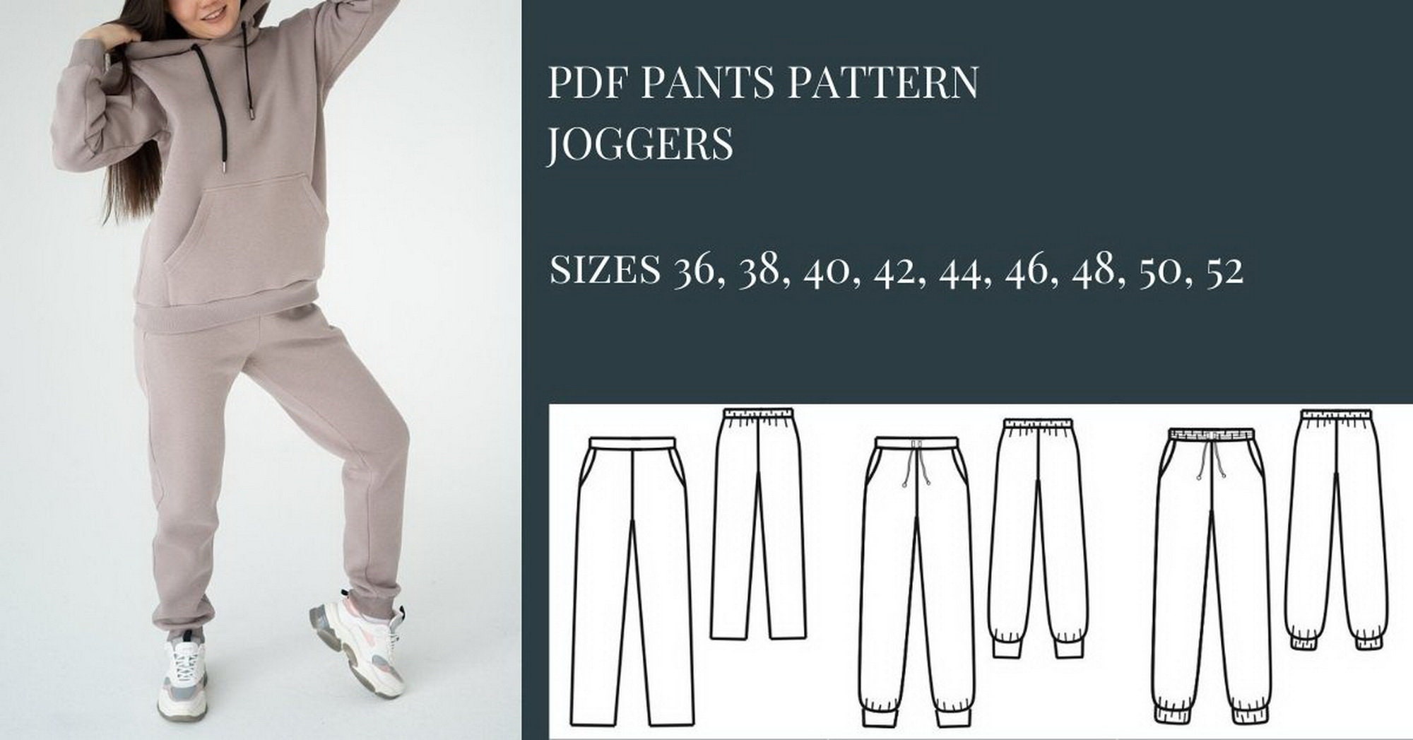 Pants Sewing Patterns Sewing Patterns Pattern Sewing PDF | Etsy