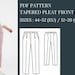 Tapered Pants Pattern, Pants Pattern, Trousers Patterns, Plus Size ...