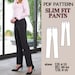 Slim Fit Pants Pattern, Pants Pattern, Trousers Patterns, Patterns ...