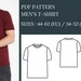 Men's T-shirt Sewing Pattern, Sewing Patterns, Pattern Sewing, PDF Men ...