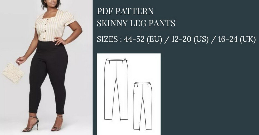 Pants Pattern, Trousers Patterns, Plus Size Sewing Patterns, Pattern ...