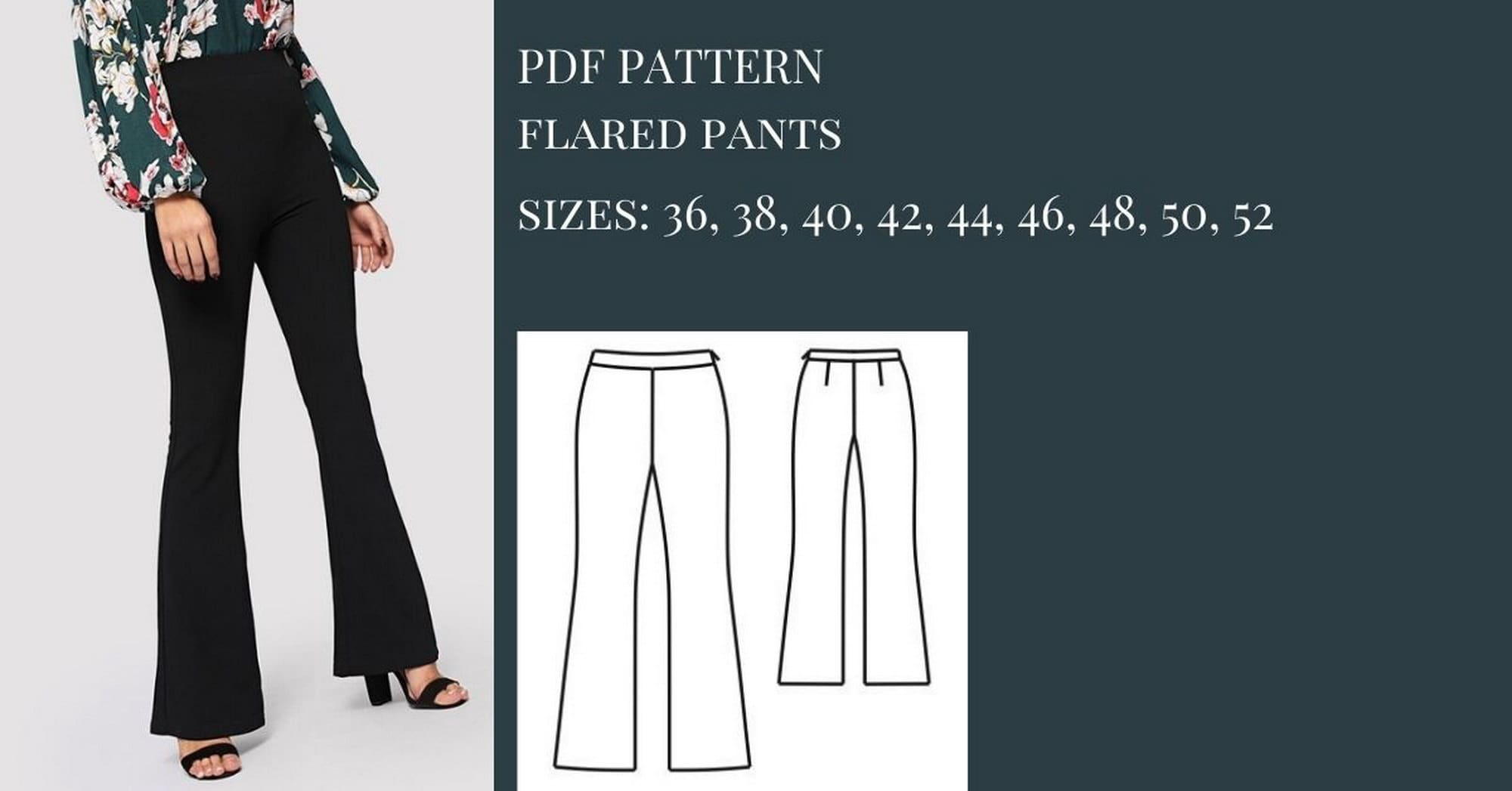 Pants Pattern Women Pants Pattern Trousers Patterns - Etsy