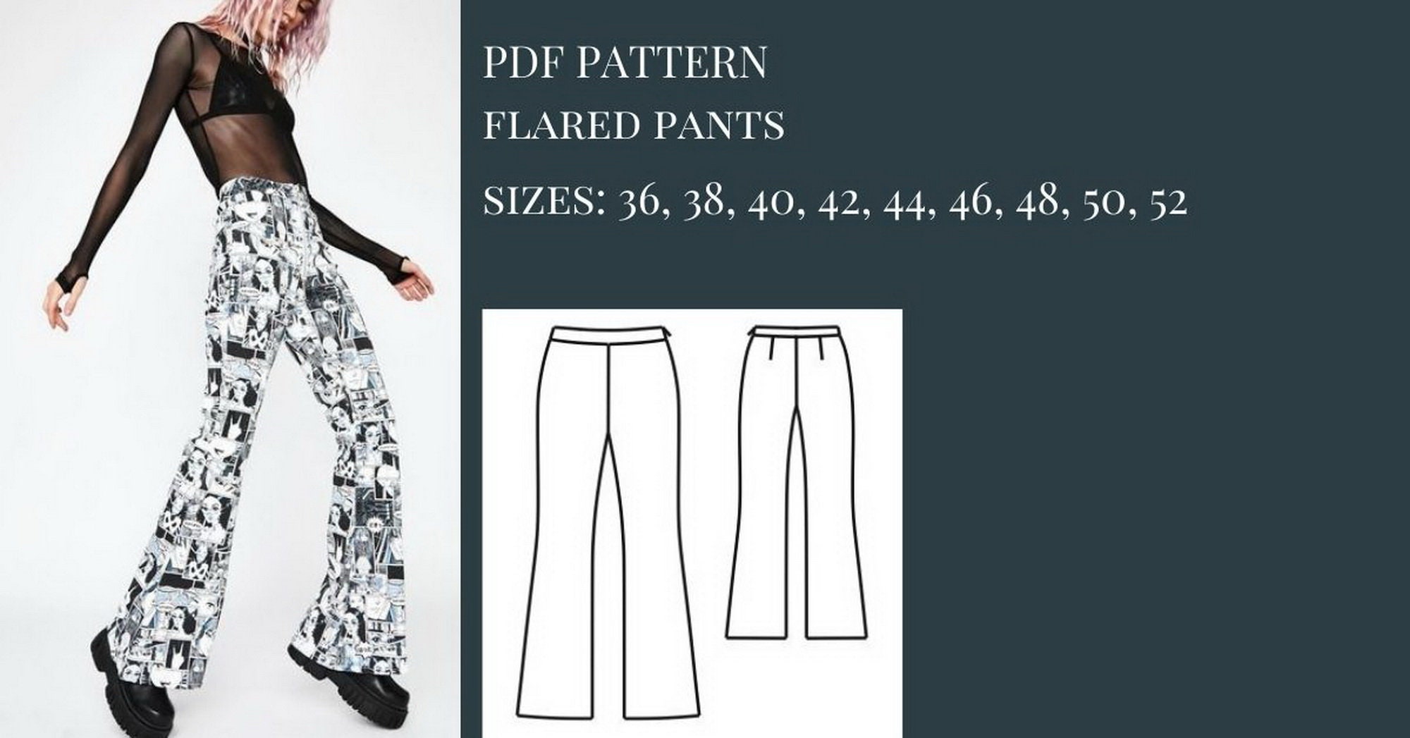 Pants Pattern Women Pants Pattern Trousers Patterns | Etsy