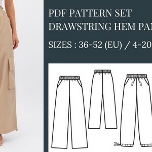 Pants Sewing Patterns, Sewing Patterns, Pattern Sewing, PDF Sewing ...