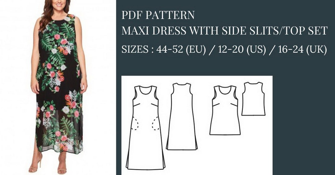 Plus Size Sewing Patterns, Free Dress Pattern, Women's Dress Pattern ...