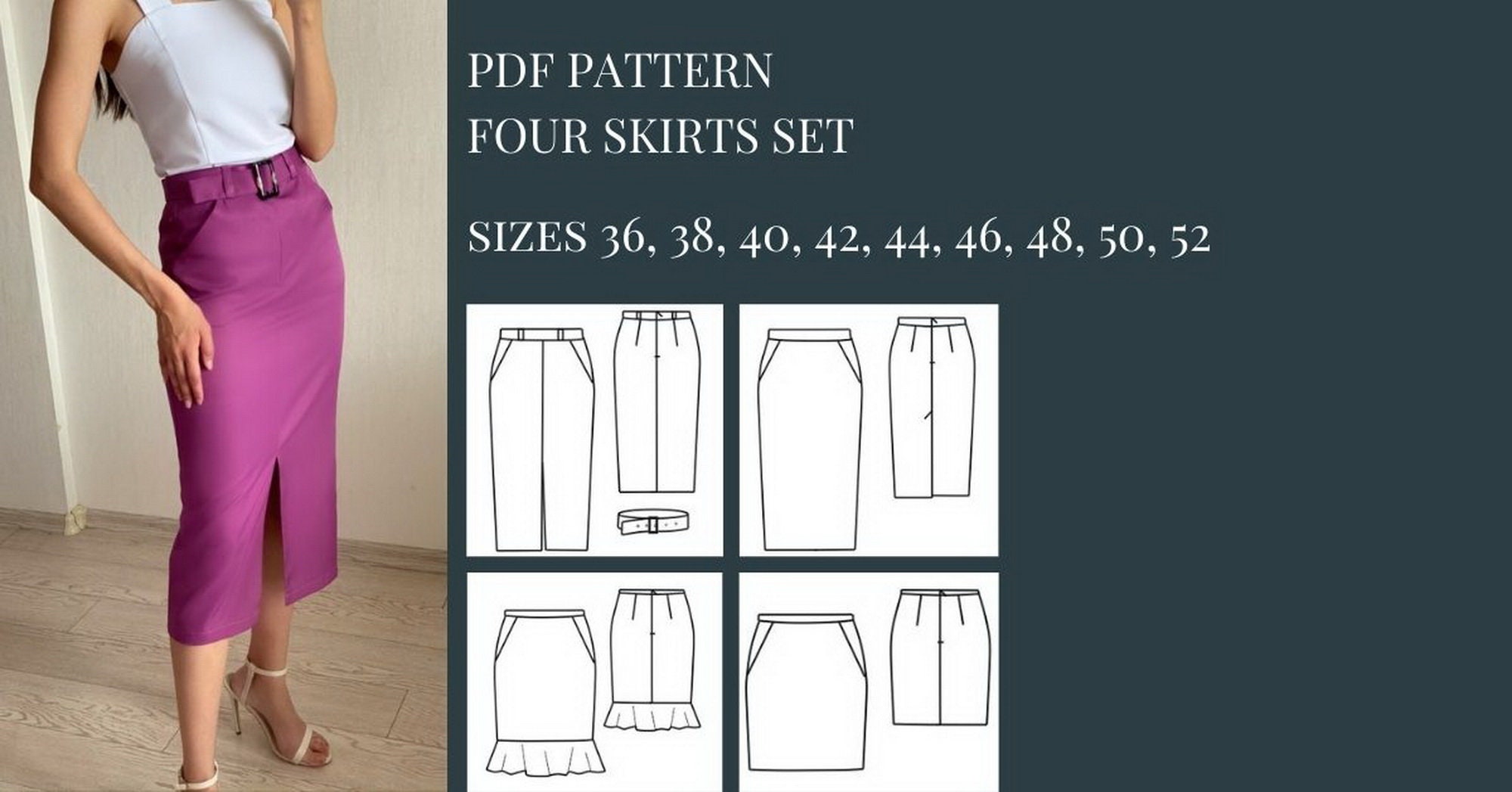 Skirts Sewing Patterns Sewing Patterns Pattern Sewing | Etsy