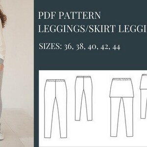 Leggings Pattern, Sewing Patterns, Sewing Patterns for Women, Patterns ...