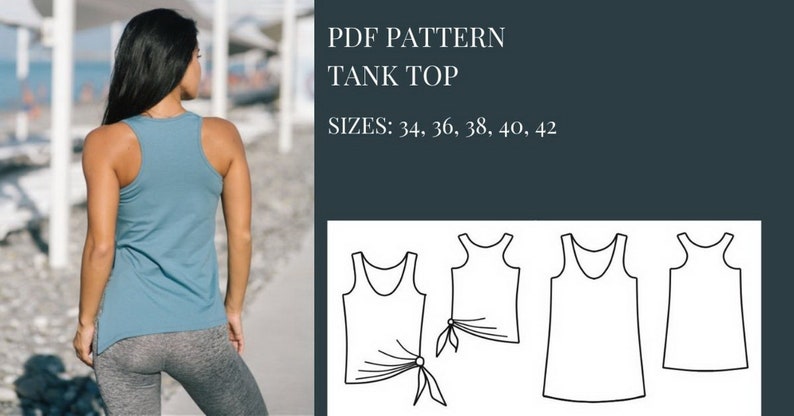 Tank Top Sewing Pattern Sewing Pattern Pattern Sewing - Etsy