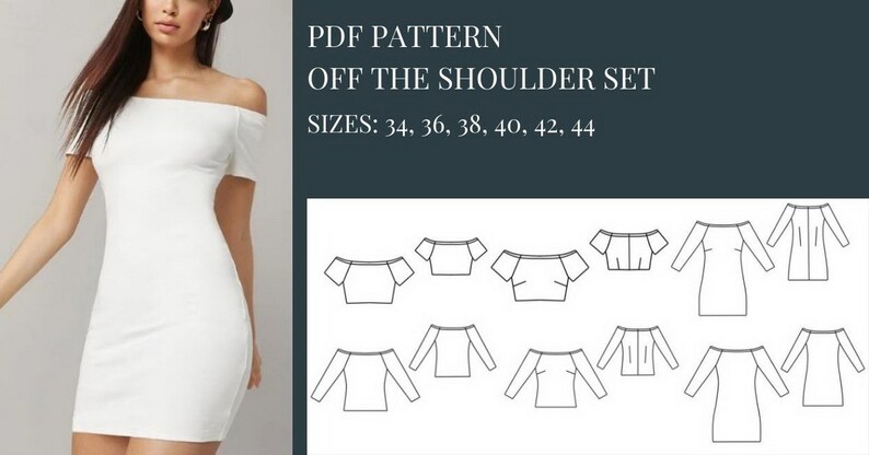 Crop Top Sewing Pattern Sewing Pattern Pattern Sewing off the - Etsy