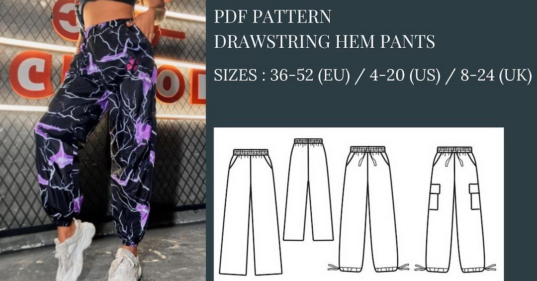 Pants Sewing Patterns, Sewing Patterns, Pattern Sewing, PDF Sewing ...