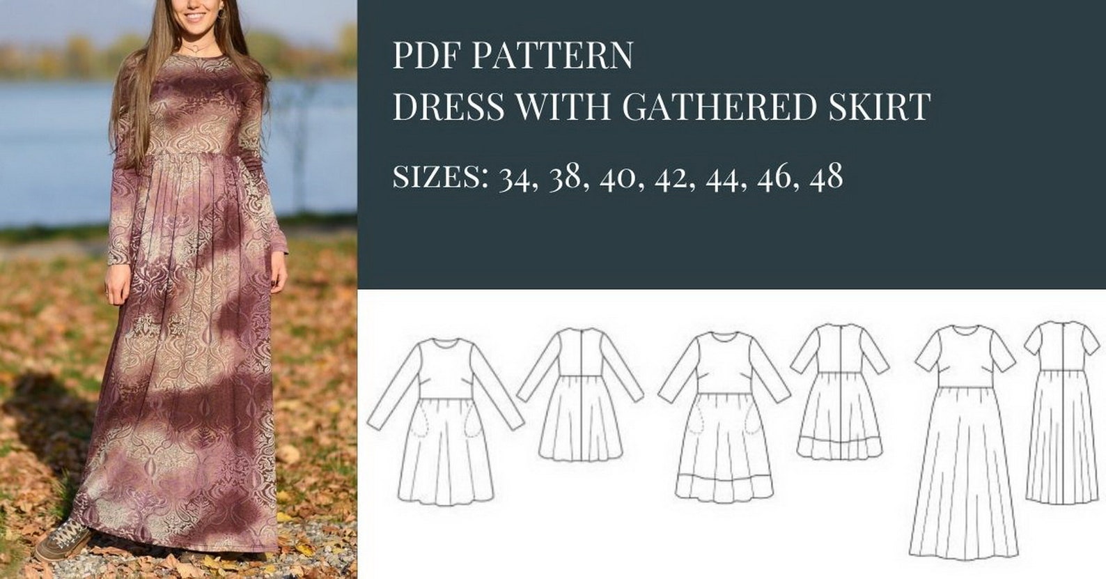 Dress Pattern Sewing Pattern Dress Pattern Sewing Womens - Etsy