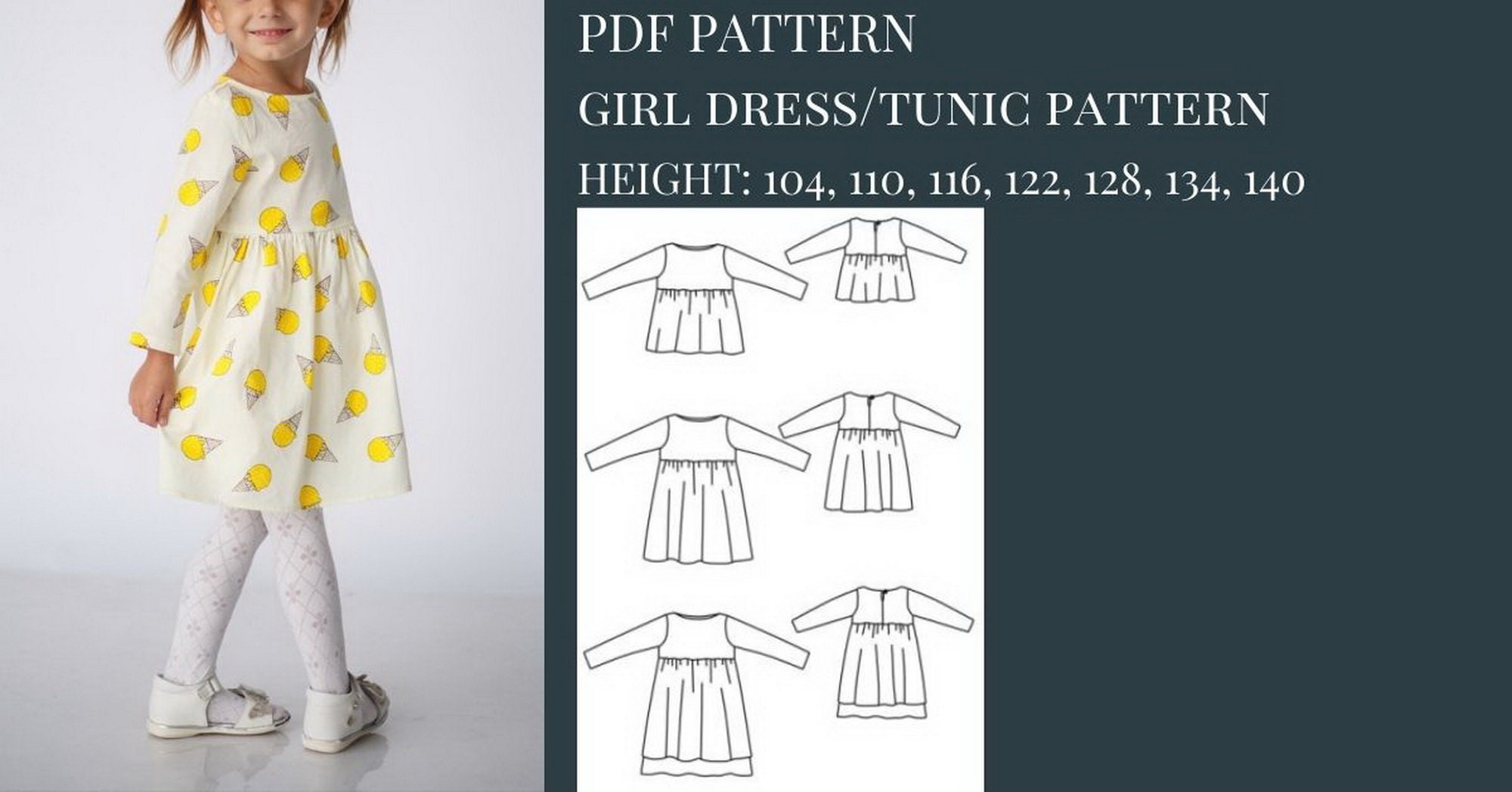 Toddler Dress Pattern Dress Pattern Sewing Pattern Dress - Etsy