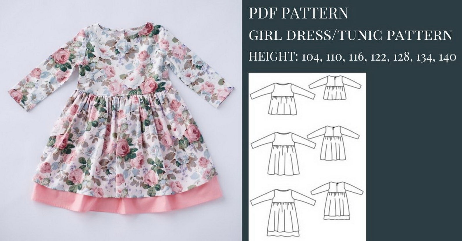 Toddler Dress Pattern Dress Pattern Sewing Pattern Dress - Etsy
