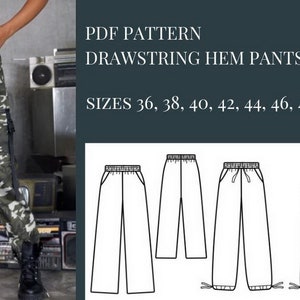 Pants Sewing Patterns, Sewing Patterns, Pattern Sewing, PDF Sewing ...