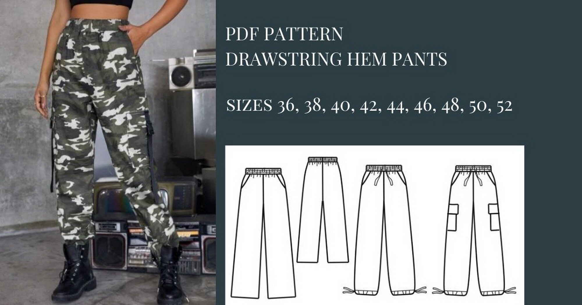 Pants Sewing Patterns Sewing Patterns Pattern Sewing PDF - Etsy Canada