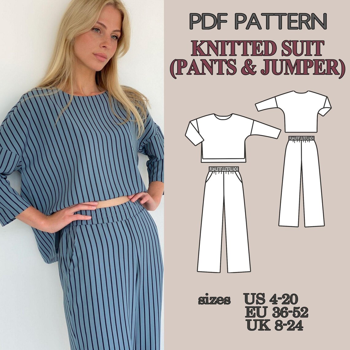 Pants Sewing Patterns, Sewing Patterns, Pattern Sewing, PDF Sewing ...