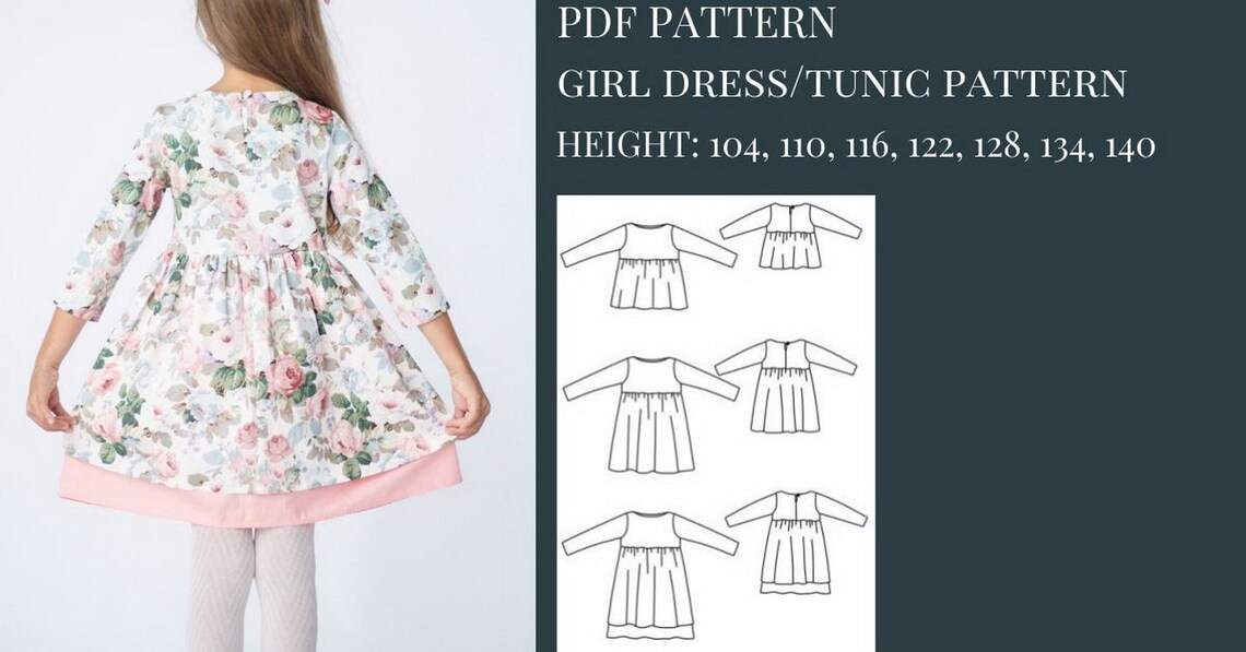 Toddler Dress Pattern Dress Pattern Sewing Pattern Dress - Etsy
