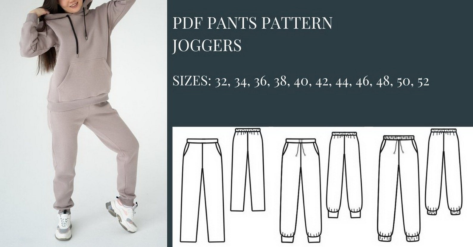 Pants Sewing Patterns Sewing Patterns Pattern Sewing PDF - Etsy