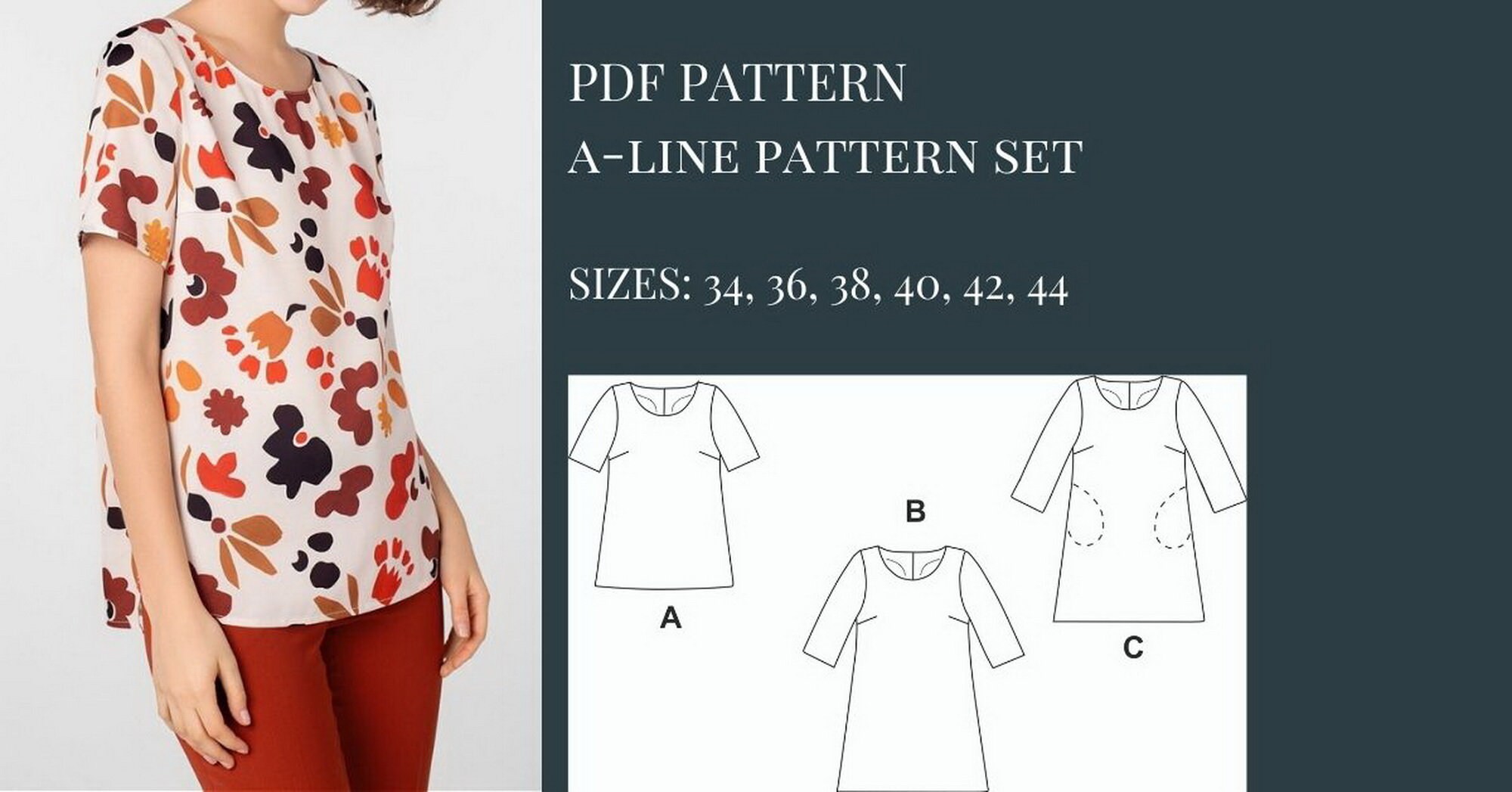 Pattern Sewing Blouse Sewing Pattern Sewing Pattern Women - Etsy