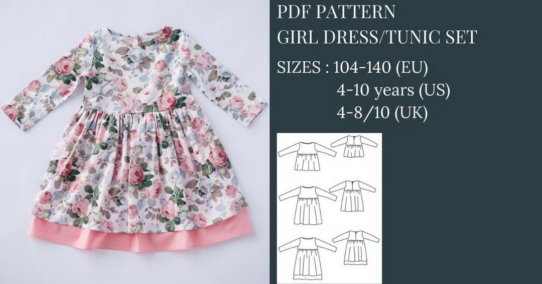 Toddler Dress Pattern Dress Pattern, Sewing Pattern Dress, Girl Dress ...