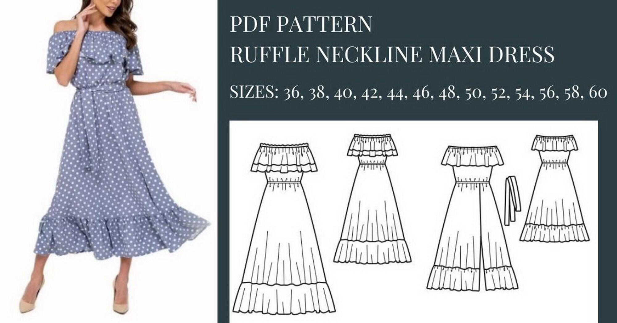 Dress Pattern Dress Pattern Women Plus Size Sewing Patterns - Etsy
