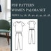 PDF Pajamas Patterns Women's Pajama Pattern Sewing Pattern Loungewear ...