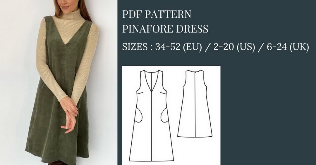 Pattern Sewing Dress Sewing Pattern Sewing Pattern Women Sewing Pattern ...