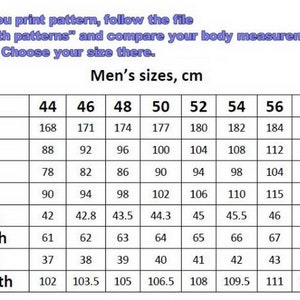 Men's T-shirt Sewing Pattern, Sewing Patterns, Pattern Sewing, PDF Men ...