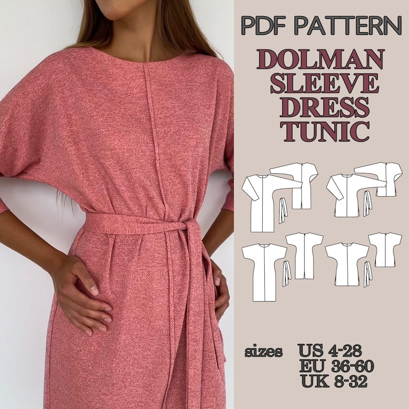 Dolman Sleeve Dress - Etsy