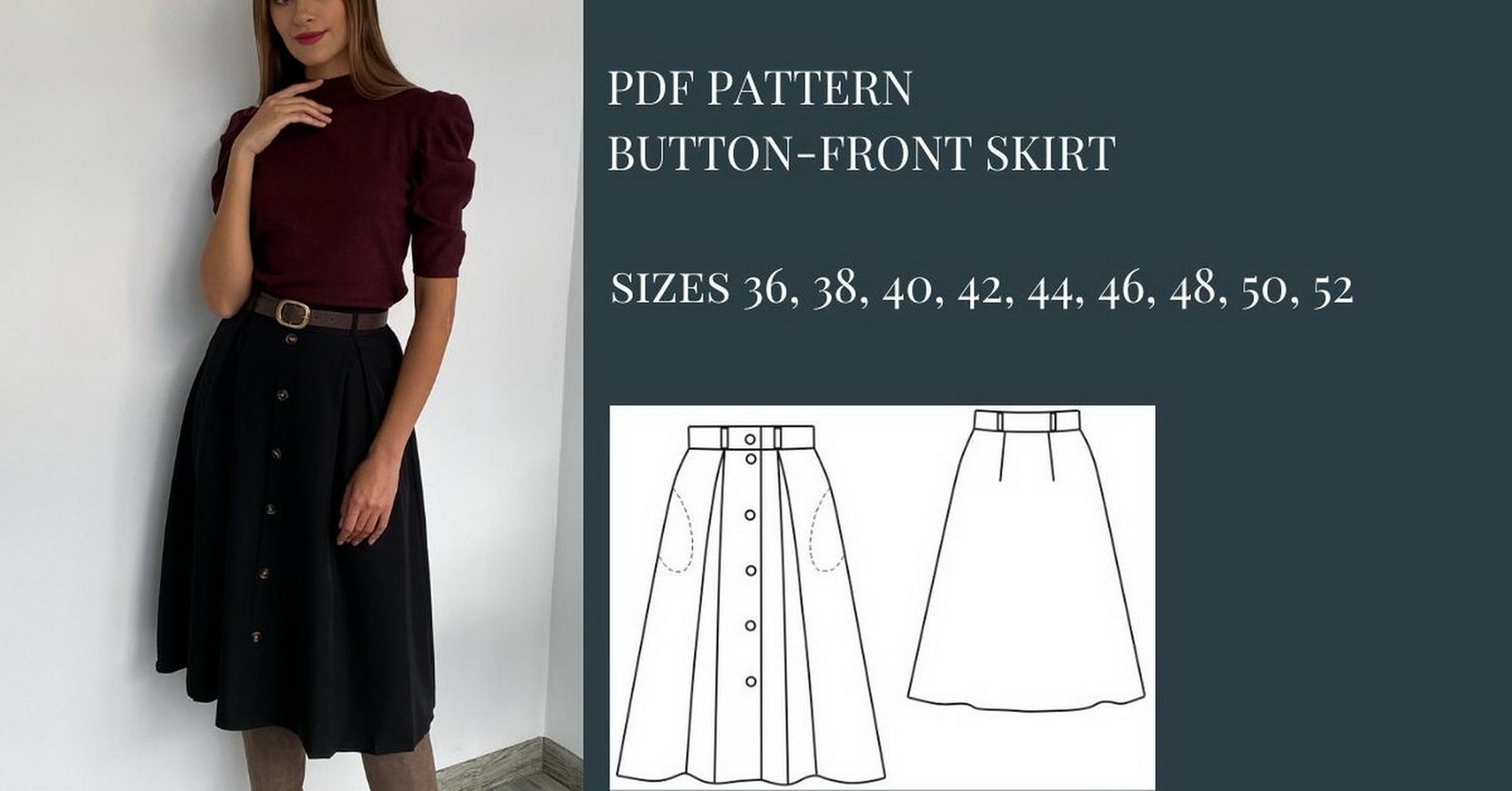 Skirts Sewing Patterns Sewing Patterns Pattern Sewing - Etsy