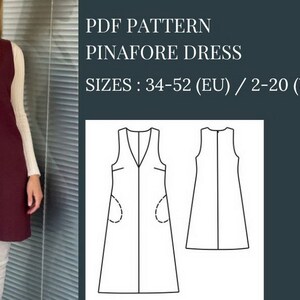 Pattern Sewing Dress Sewing Pattern Sewing Pattern Women Sewing Pattern ...