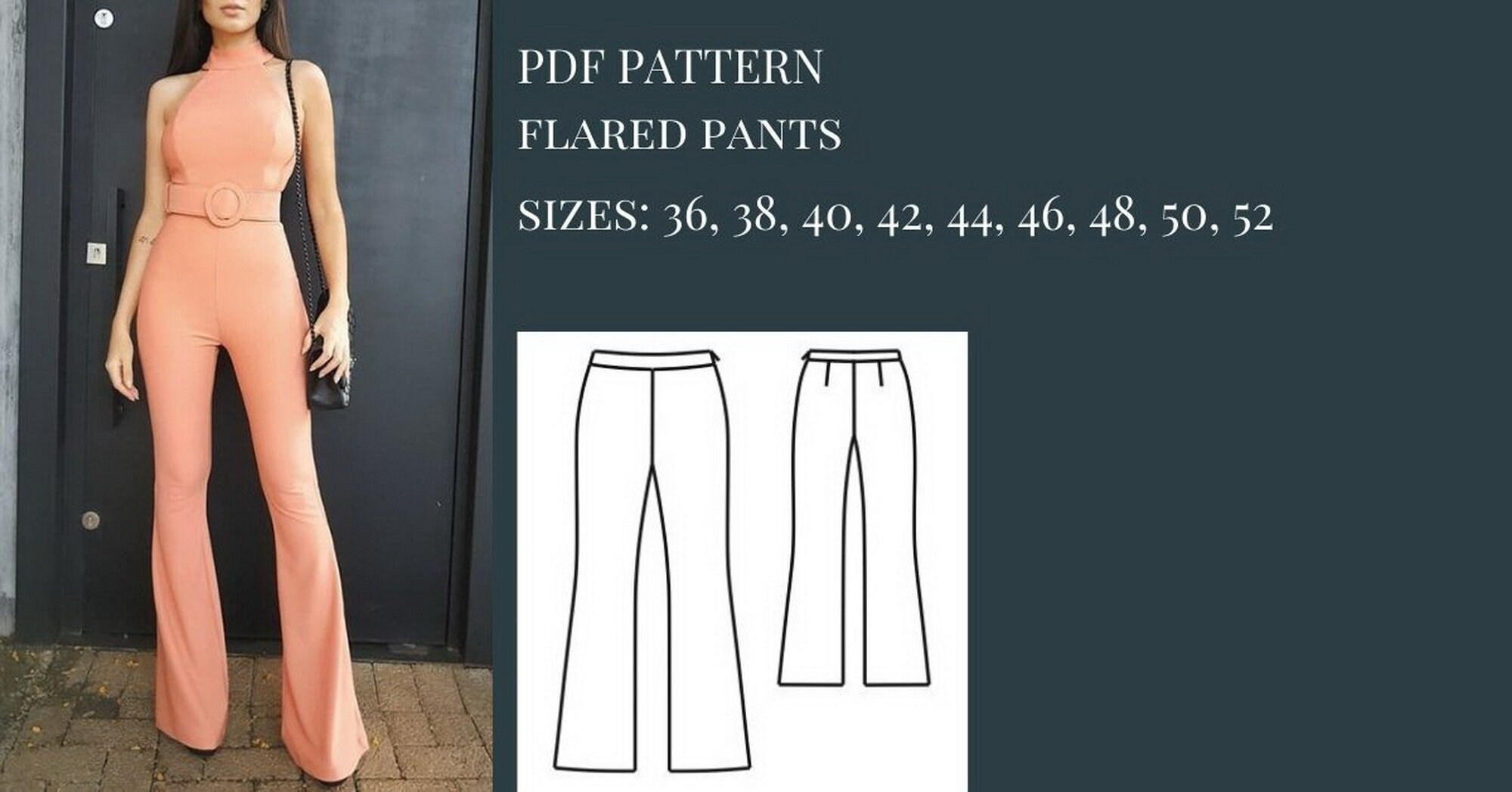 Pants Pattern Women Pants Pattern Trousers Patterns | Etsy