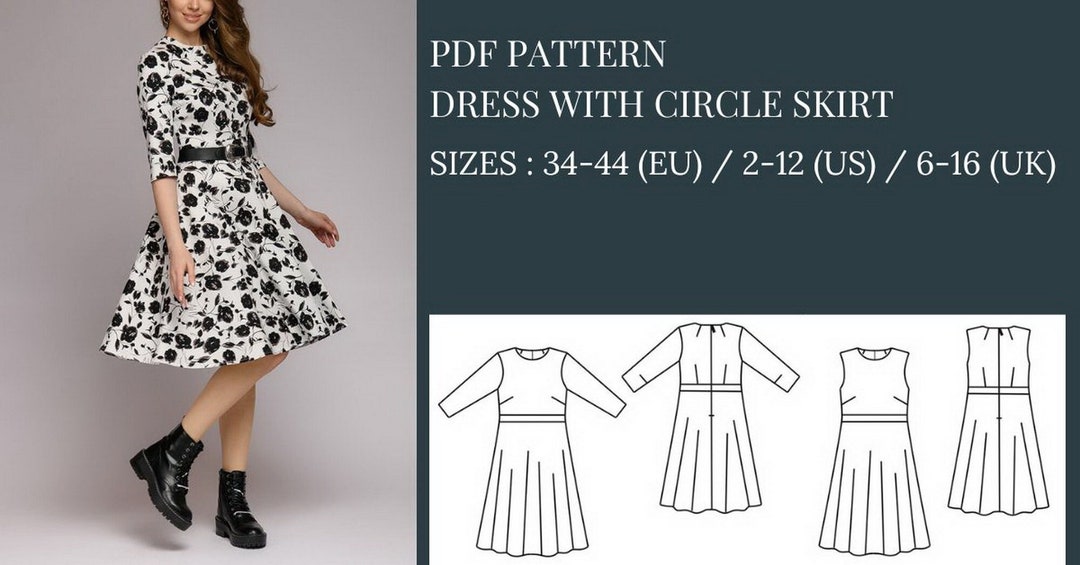 Dress Pattern, Sewing Patterns, Sewing Patterns for Women, Patterns ...