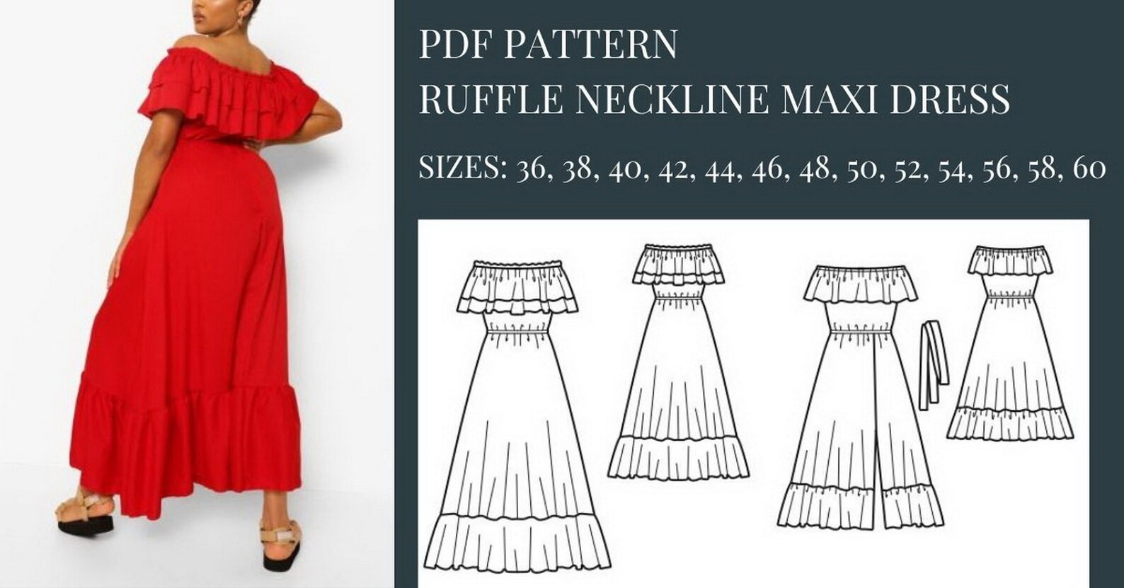 Dress Pattern Dress Pattern Women Plus Size Sewing Patterns - Etsy