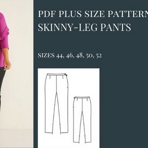 Pants Pattern, Trousers Patterns, Plus Size Sewing Patterns, Pattern ...