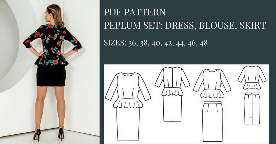 Dress Pattern Sewing Patterns Sewing Patterns for Women | Etsy