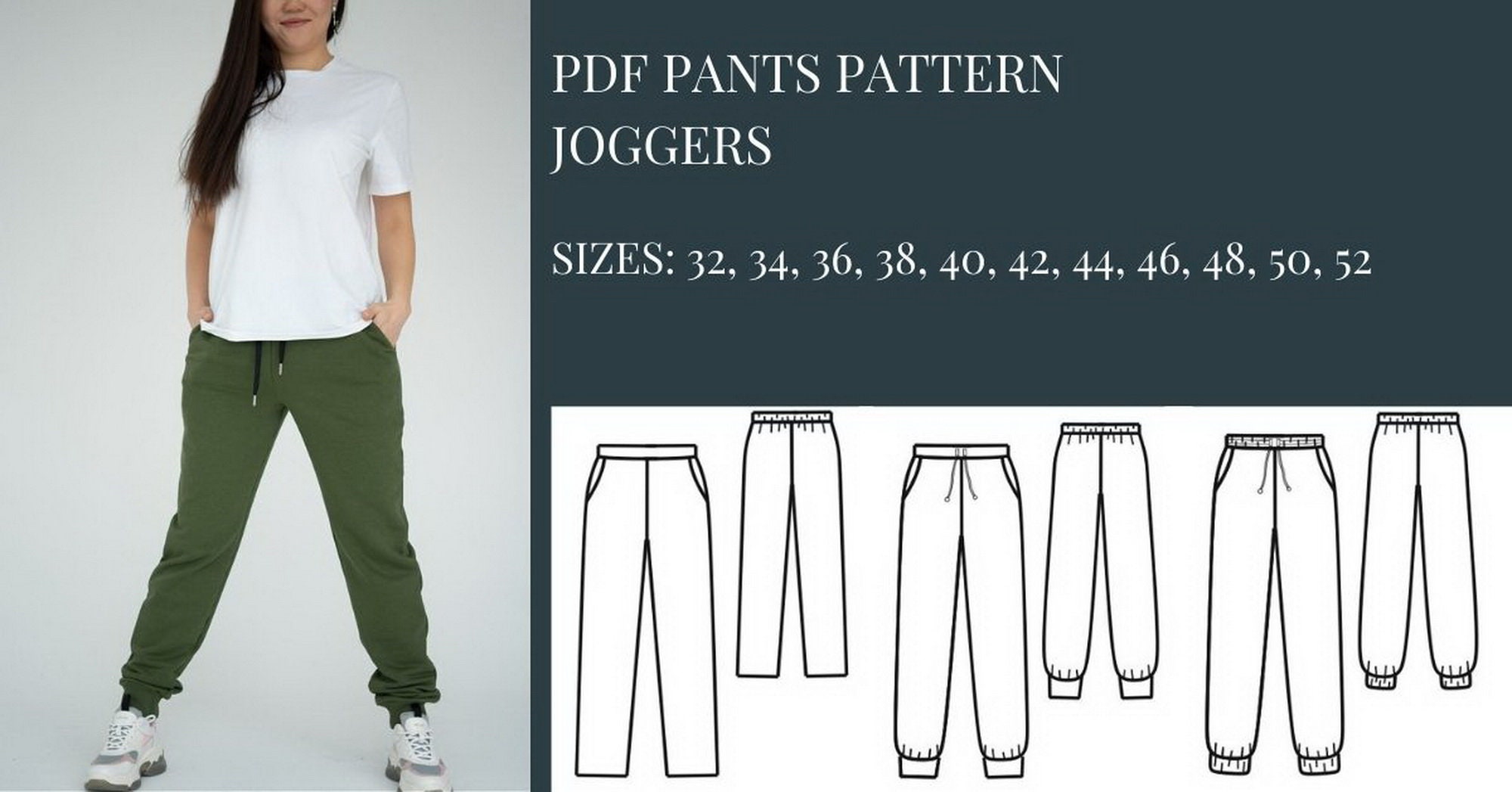 Pants Sewing Patterns Sewing Patterns Pattern Sewing PDF - Etsy Canada