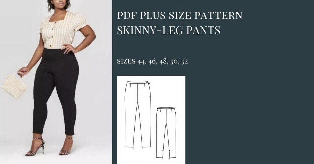 Pants Pattern, Trousers Patterns, Plus Size Sewing Patterns, Pattern ...