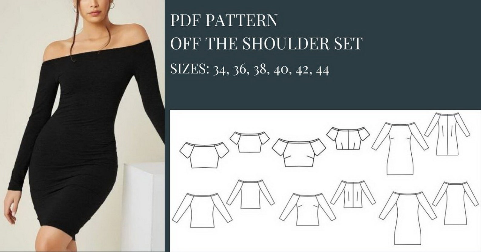 Crop Top Sewing Pattern Sewing Pattern Pattern Sewing off the - Etsy
