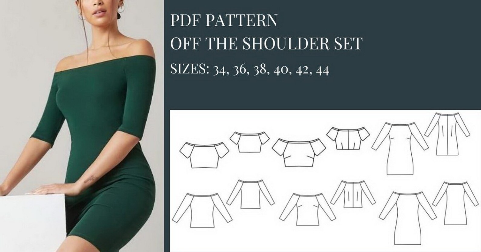 Crop Top Sewing Pattern Sewing Pattern Pattern Sewing off the - Etsy