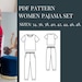 PDF Pajamas Patterns Women's Pajama Pattern Sewing Pattern Loungewear ...