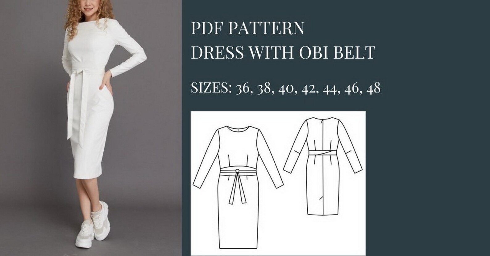 Dress Pattern Sewing Patterns Sewing Patterns for Women | Etsy